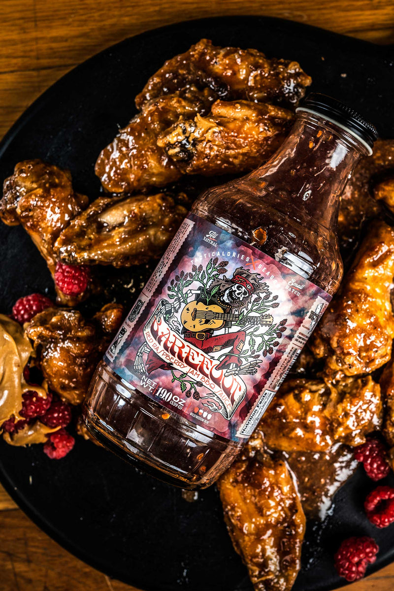 Peanut Butter & Jelly Chicken Wings w/ BAREFOOT BBQ - Tacticalories ...