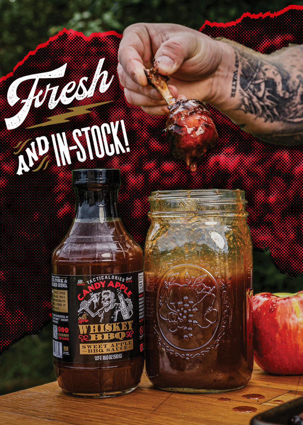 Candy Apple Whiskey BBQ Sauce | Best Tasting BBQ Flavor - Tacticalories ...
