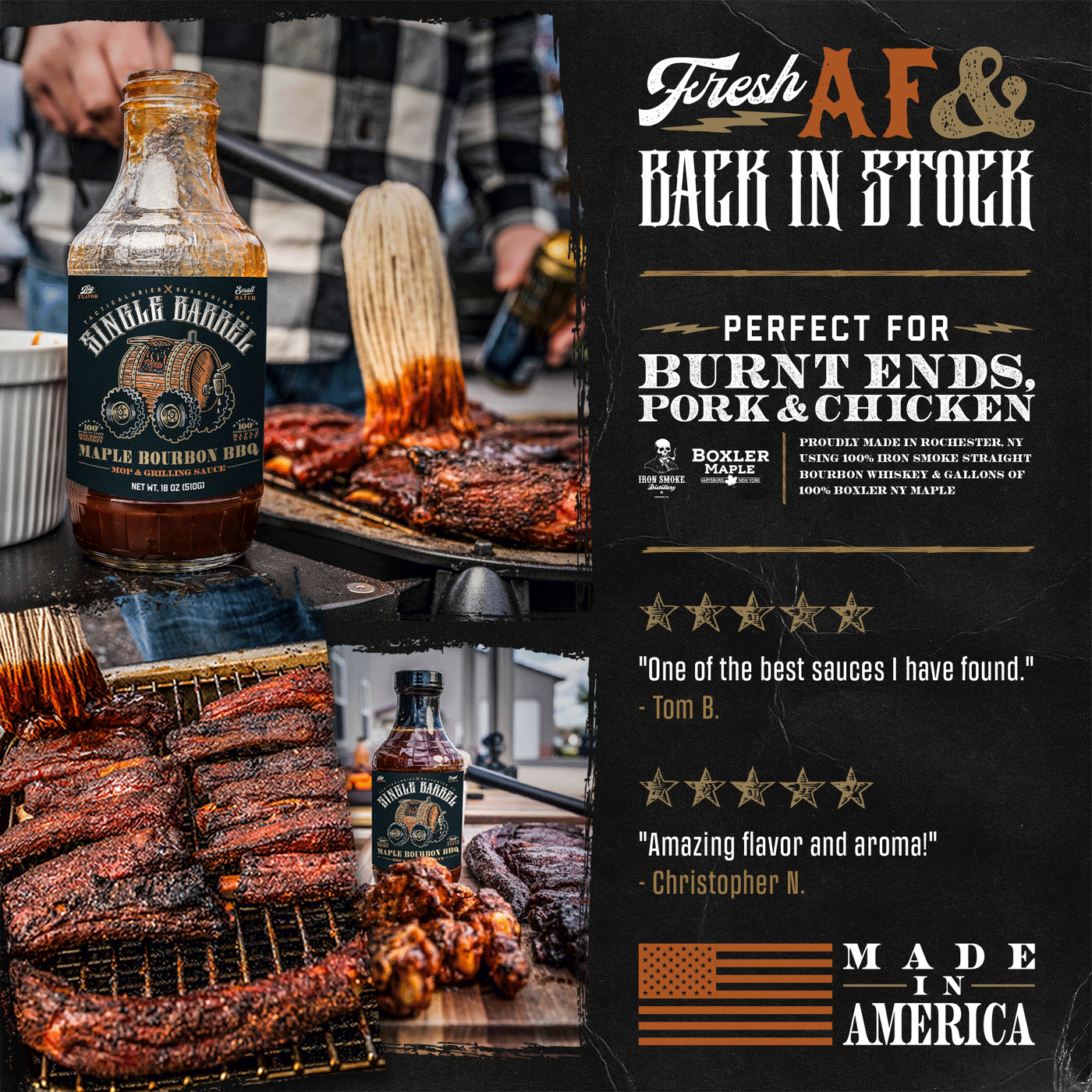 Enhance Your BBQ with Our Premium Single Barrel Mop Sauce - f2fapps