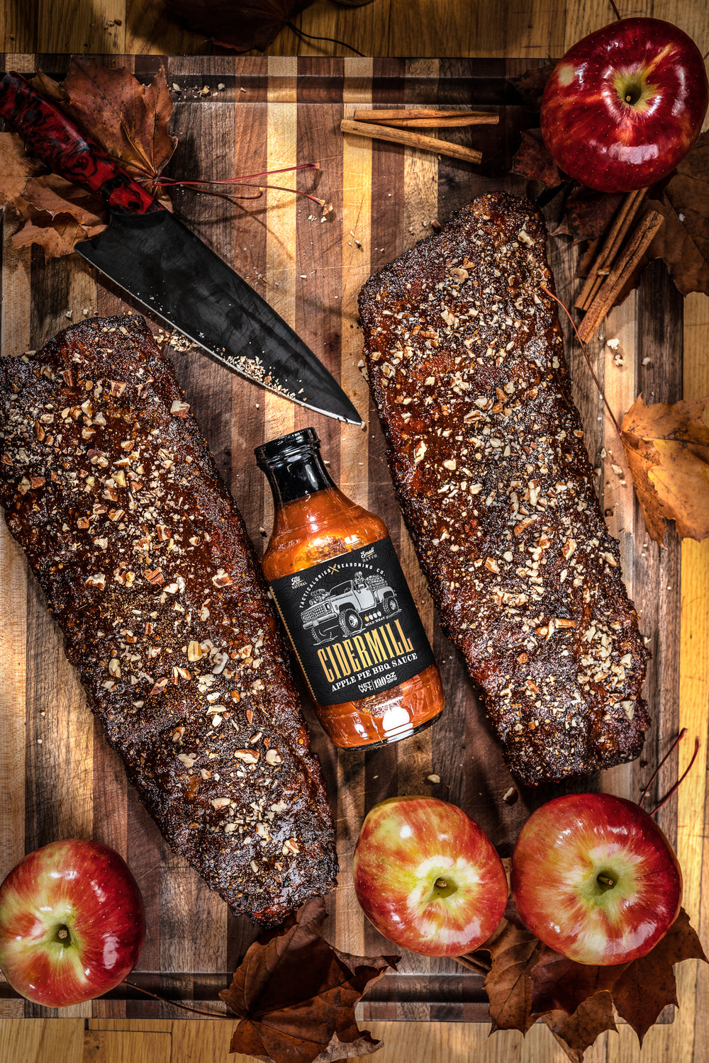 Hot & Fast Pecan Crumbled Apple Pie Ribs - Tacticalories Seasoning Company