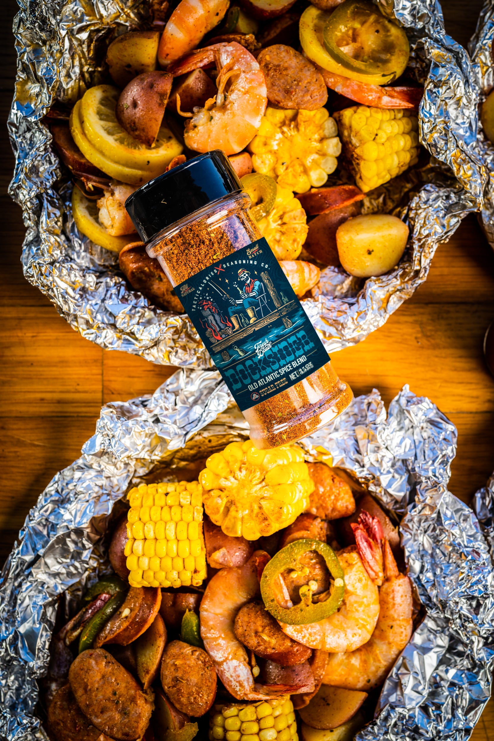 DOCKSIDER + Riptide Foil Boil - Tacticalories Seasoning Company