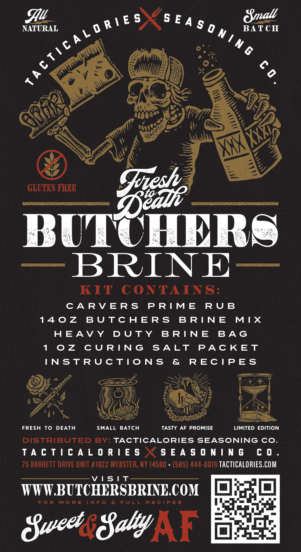 BUTCHERS BEEF BRINE | FULL KIT - Tacticalories Seasoning Company